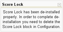 Development:Score lock - MoodleDocs