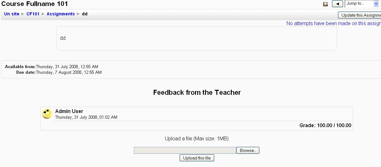 Development:Usability issues - Tabs - MoodleDocs
