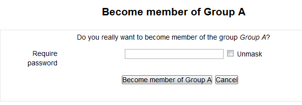 Group self-selection module – MoodleDocs