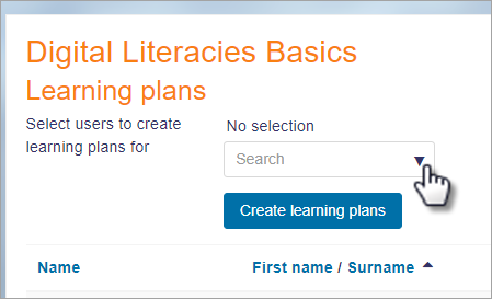 Learning plans - MoodleDocs