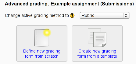 Advanced grading methods - MoodleDocs