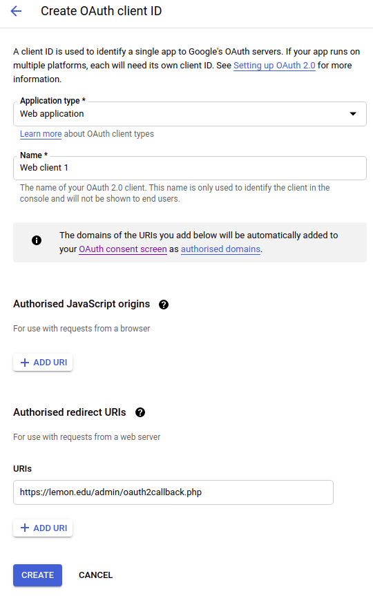 OAuth 2 Google service - MoodleDocs