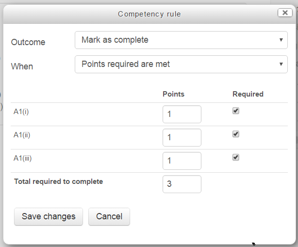 Competency frameworks - MoodleDocs