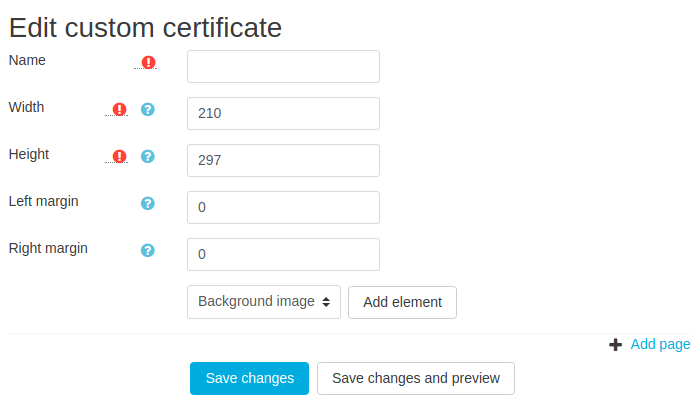 Custom certificate module - MoodleDocs