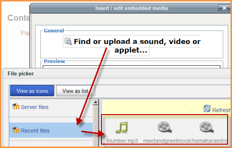 Recent files repository - MoodleDocs