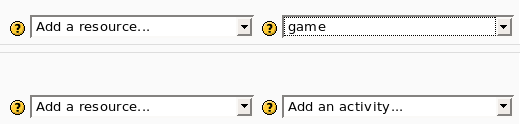 Game module configure - MoodleDocs