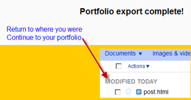 Google Drive portfolio - MoodleDocs
