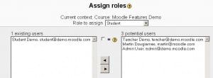 2.1:Assign roles - MoodleDocs